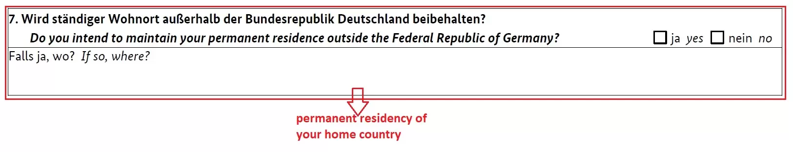 How to fill German National Visa Application Form planforgermany.com ...