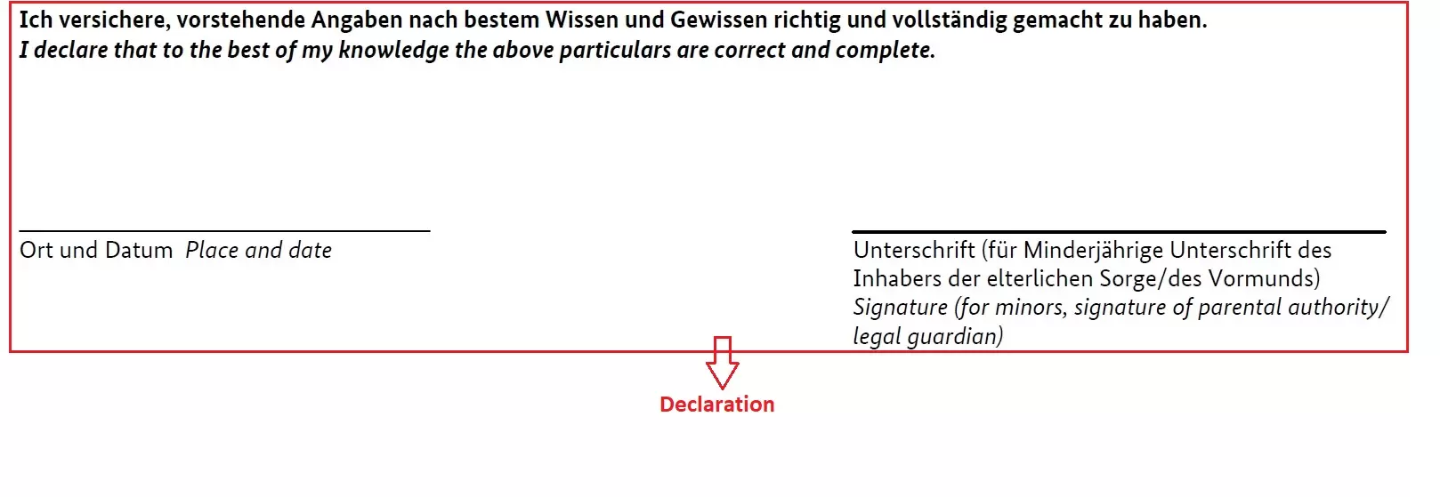 How to fill German National Visa Application Form planforgermany.com ...